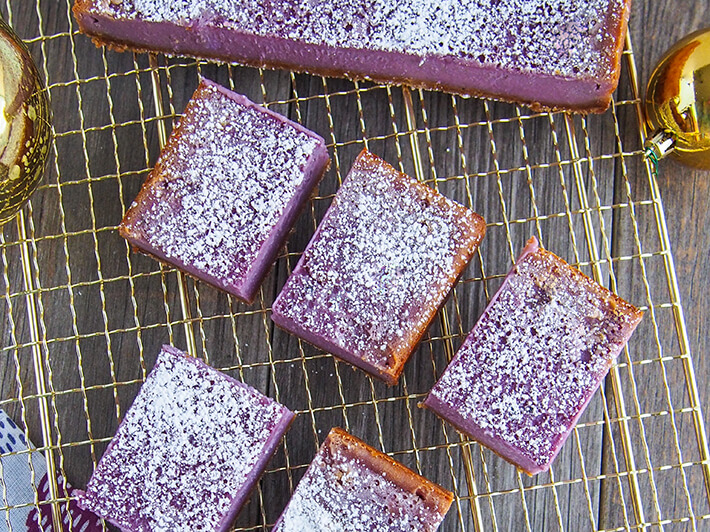 Purple Yam Bars Recipe